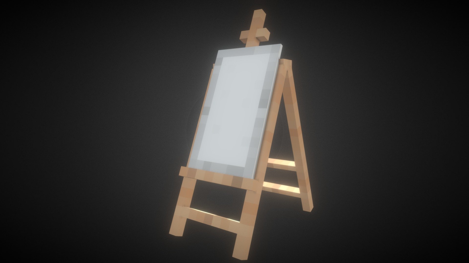 Easel - 3D model by Atesson [1993fc6] - Sketchfab