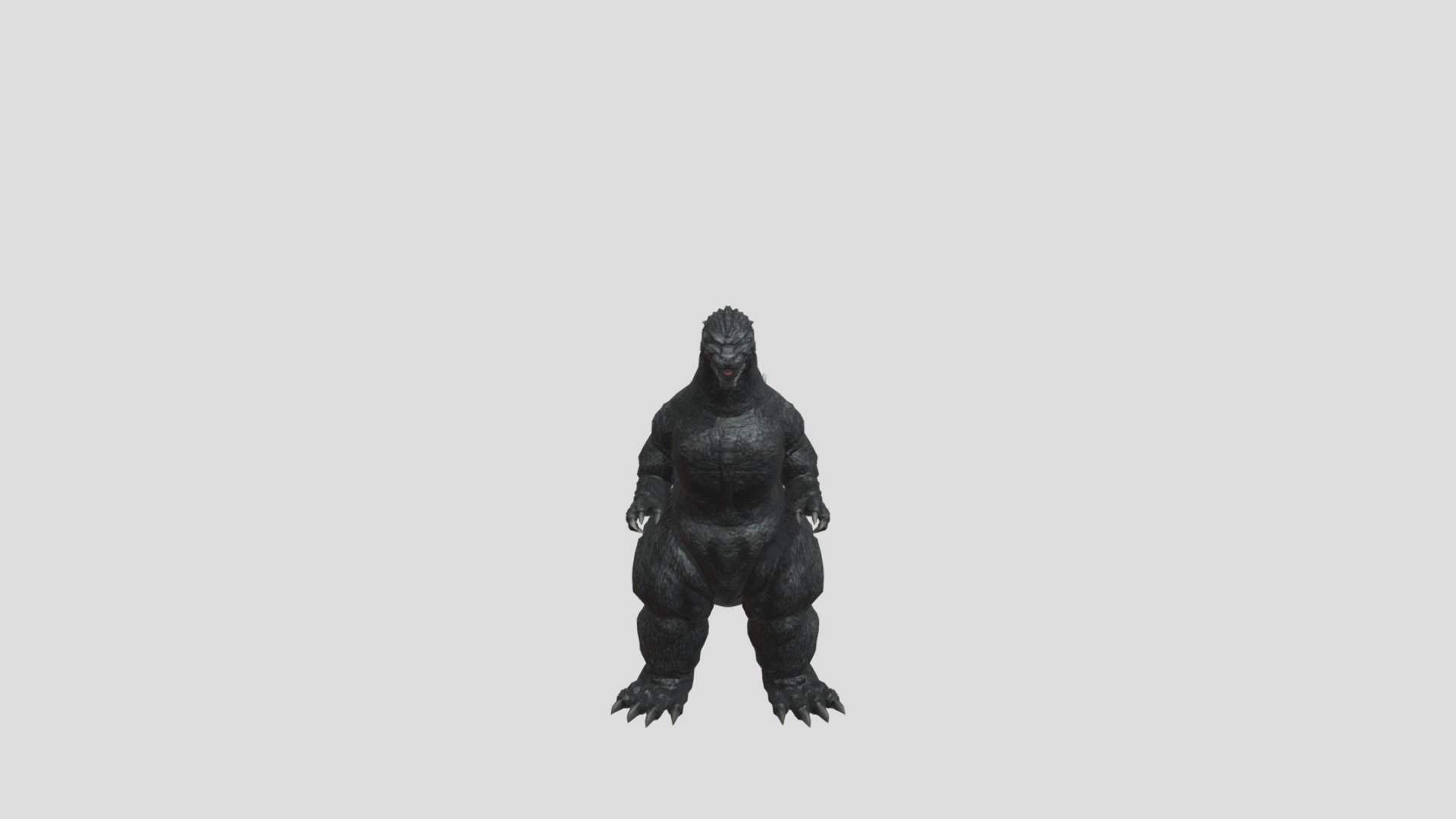 PS4 Godzilla 2 - Download Free 3D model by Modbuff (@CGreature ...