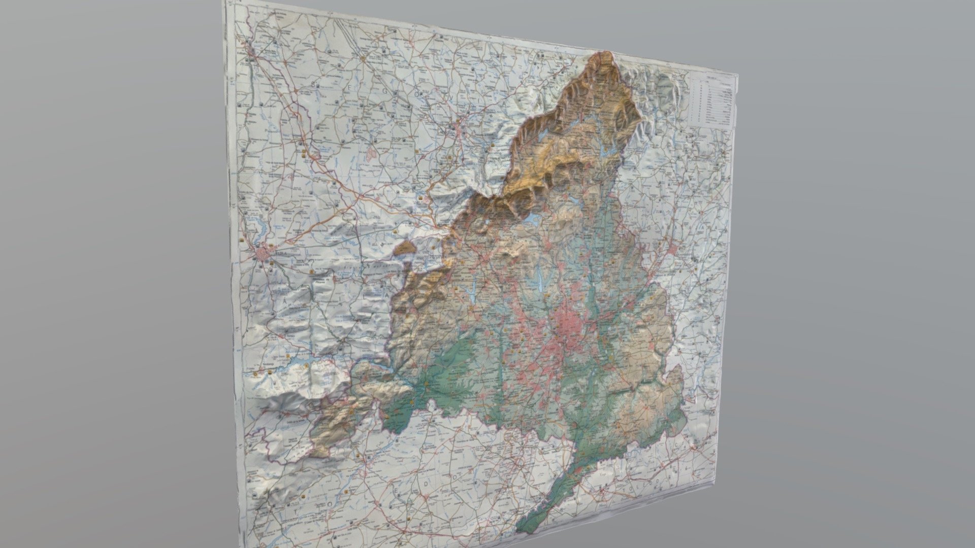 carte relief Madrid - Download Free 3D model by Tavernier Amaury ...