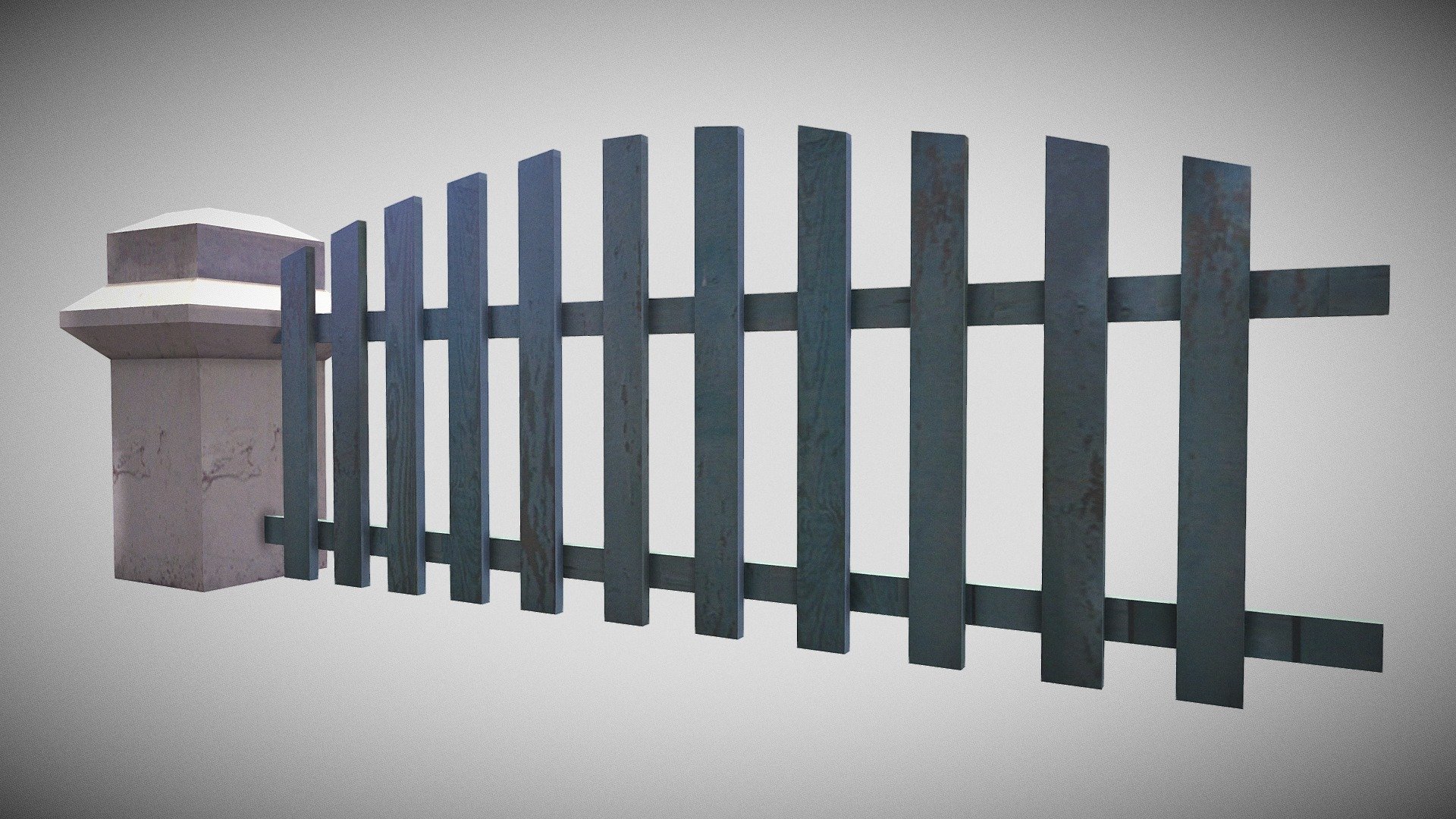 Fence - Download Free 3D model by _GStep_ (@golovstepa) [1995347 ...