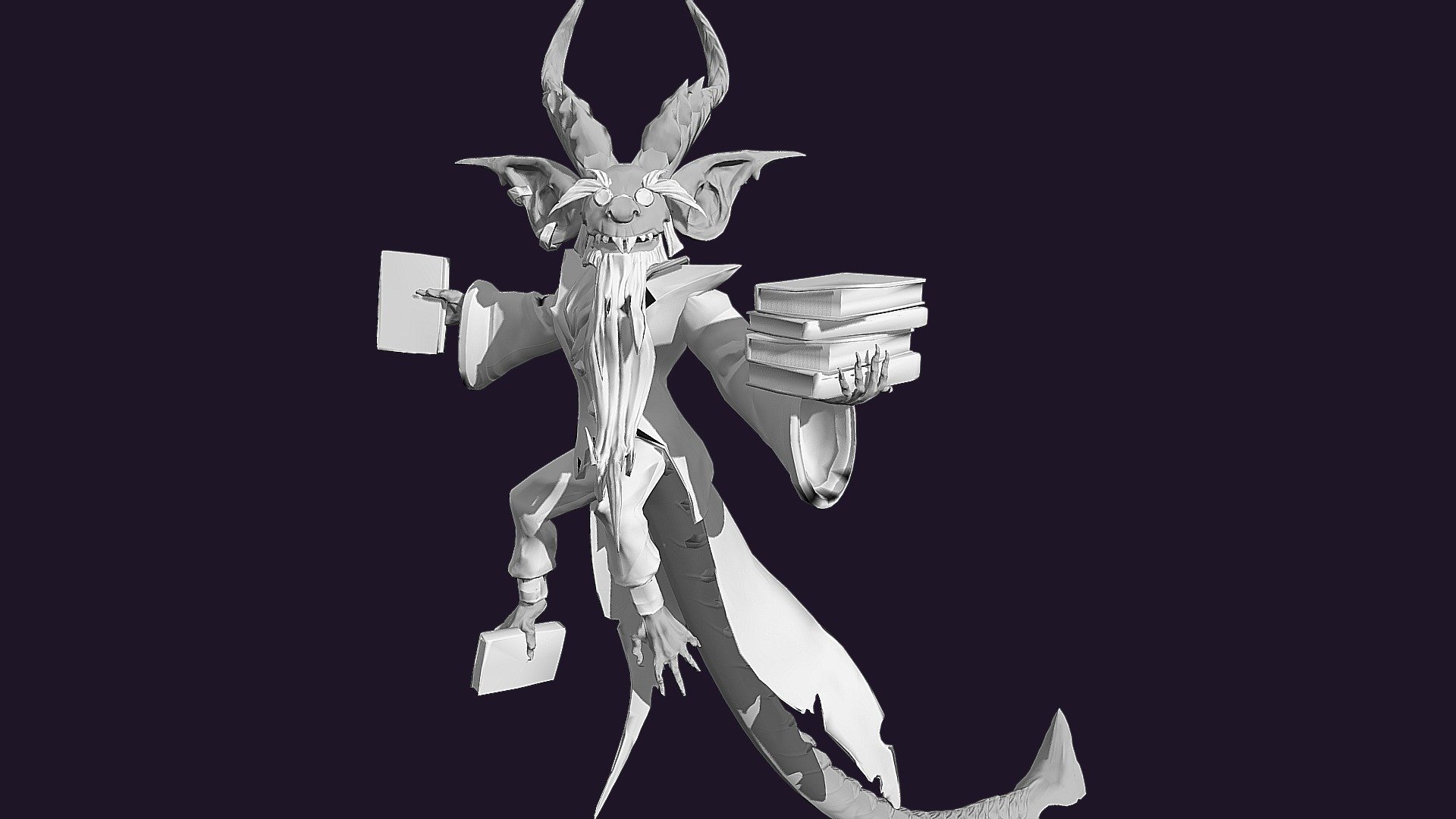 Demon Libraryan - 3D model by JohannaSilver [1996327] - Sketchfab