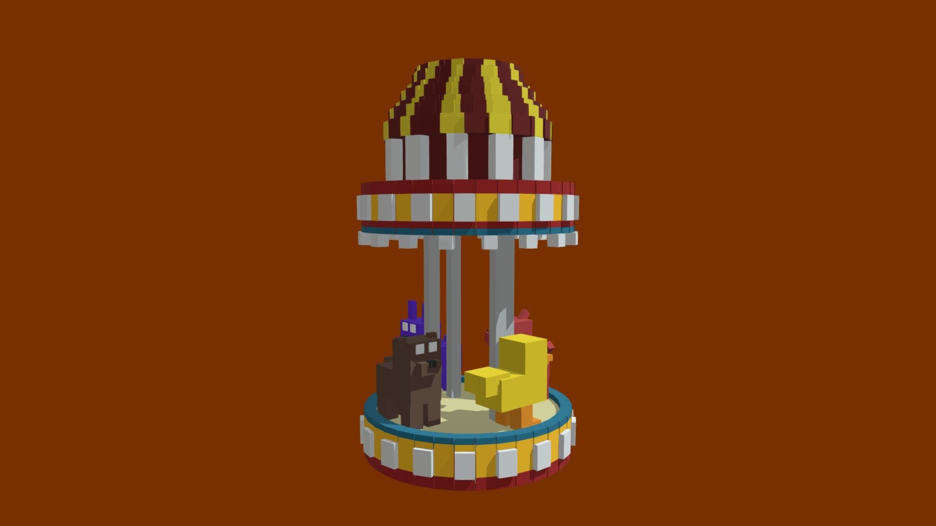 Fnaf carrousal - 3D model by Antyson [1996896] - Sketchfab