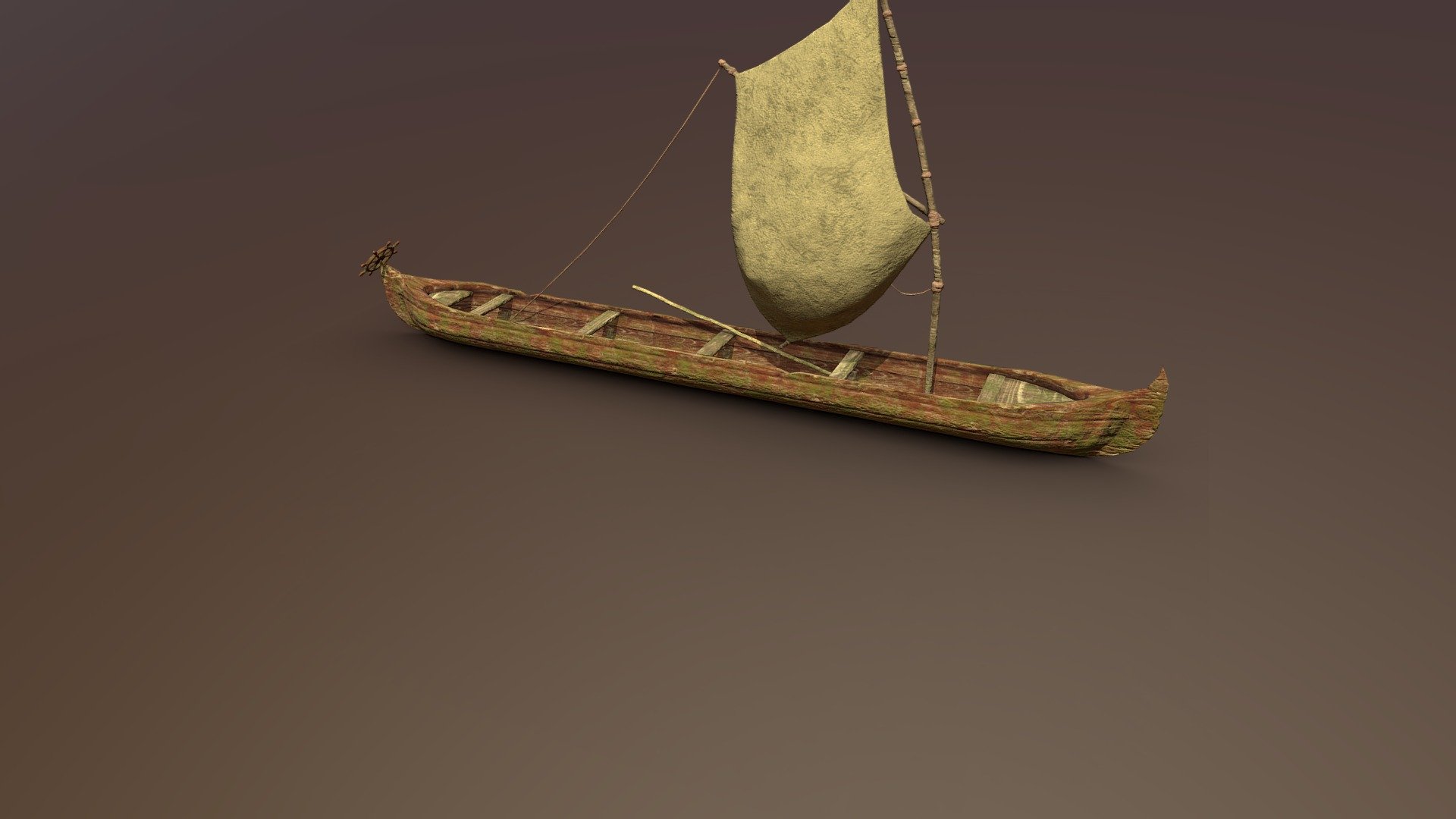 Primitive Boat - 3D model by JacHuntley [19974c9] - Sketchfab