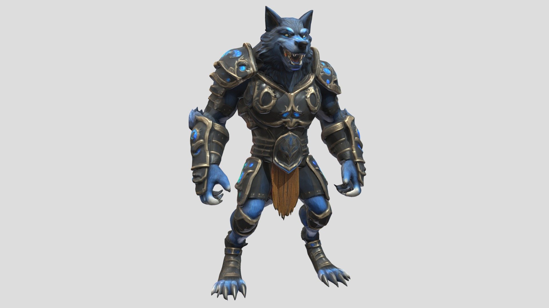 Werewolf Warrior - Download Free 3D model by 3D Stocks (@arjun105413e ...