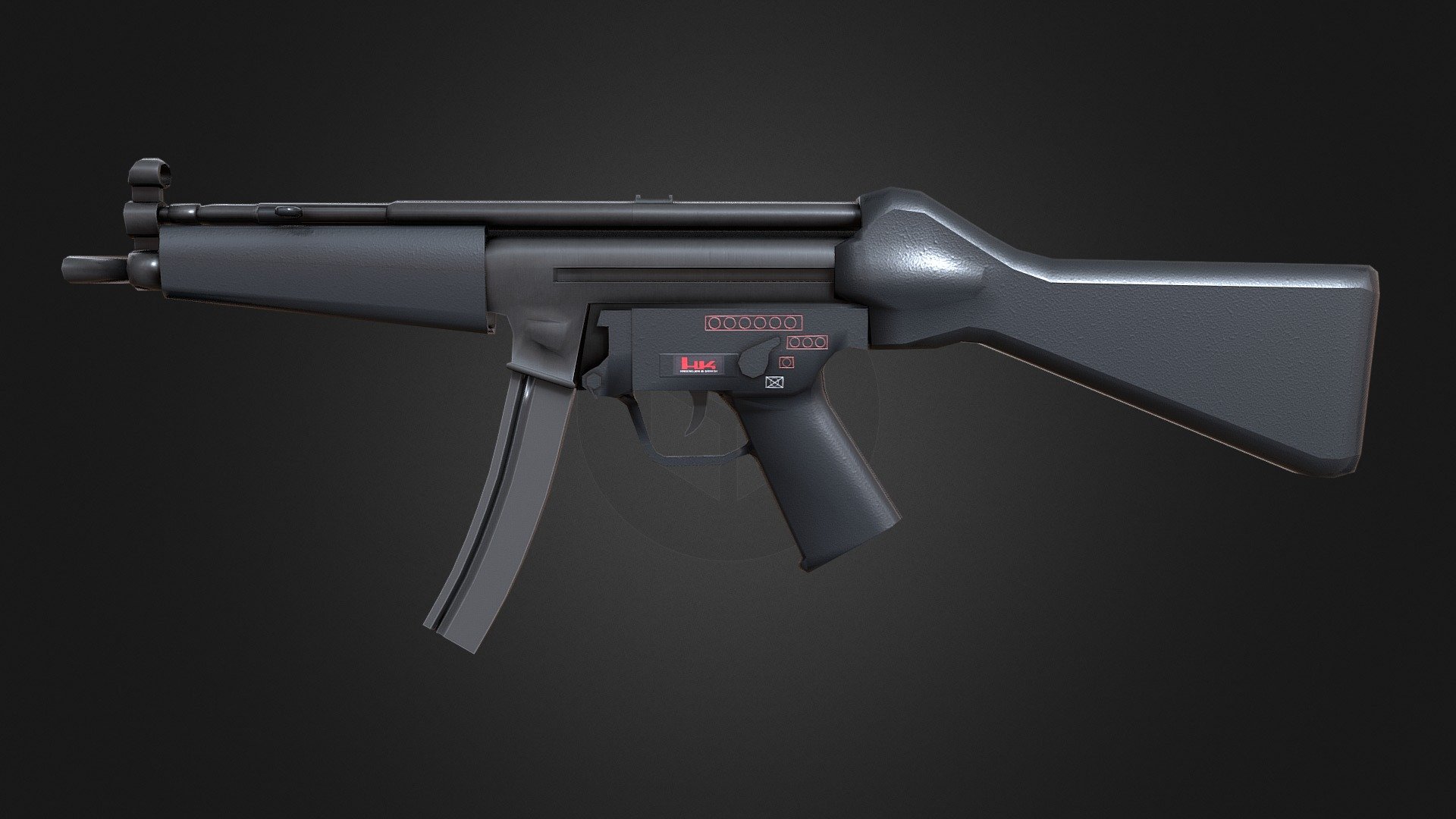 Stylized MP5 - Download Free 3D model by stefan (@stefanhagewoud ...
