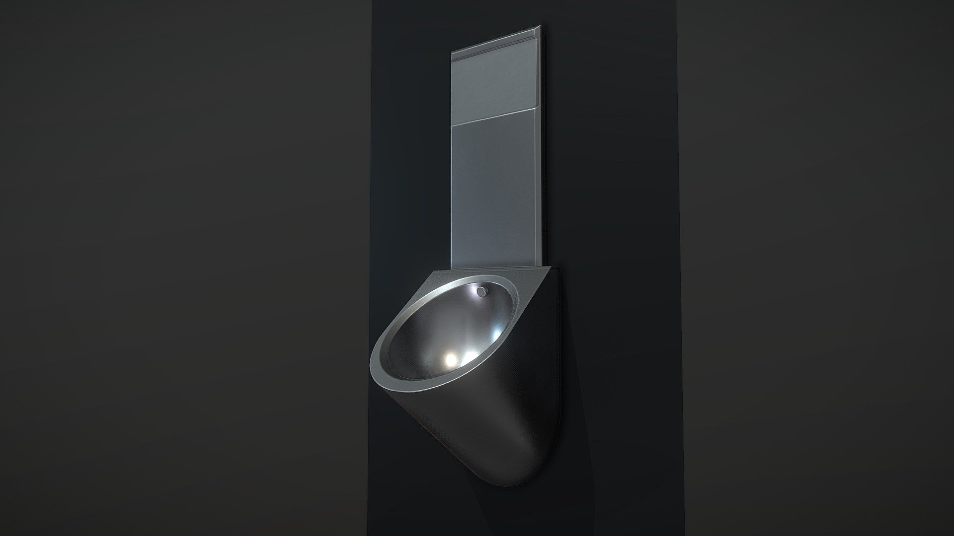 Metal Urinal Basin Low-Poly Version - Buy Royalty Free 3D model by VIS ...