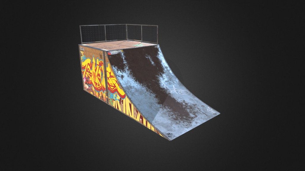 Low Poly Skate Ramp - Buy Royalty Free 3D model by danielmikulik ...
