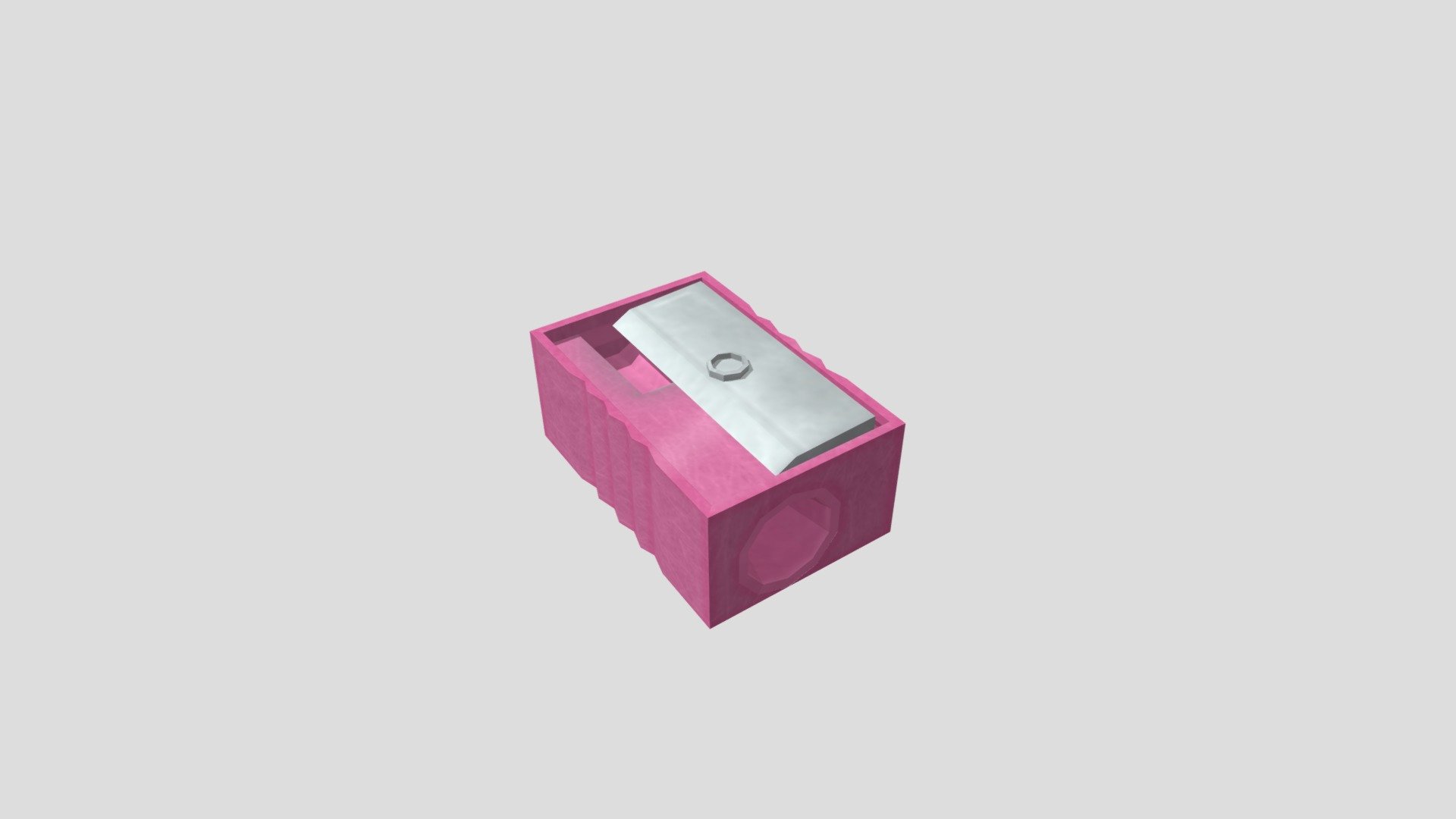 Pink Plastic Sharpener - 3D model by snow_sprite [19a00d3] - Sketchfab