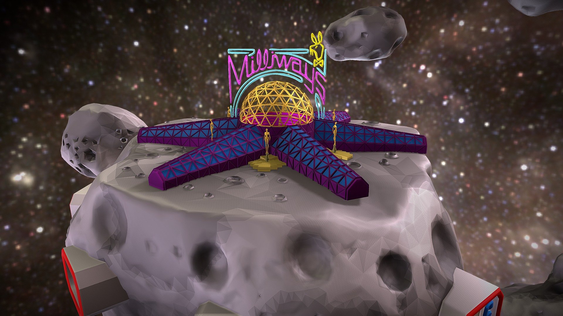 The Restaurant at the End of the Universe - Download Free 3D model by ...