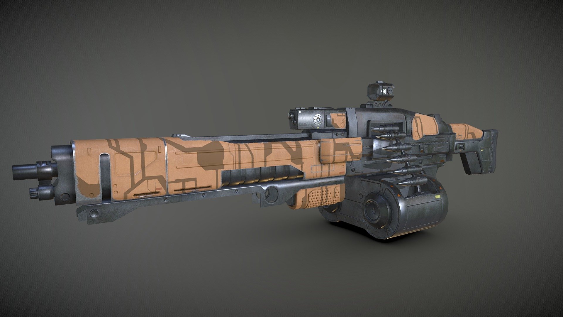 Destiny Heavy Machine Gun - 3D model by Javier Martín Hidalgo (@Jj.Mmhh ...
