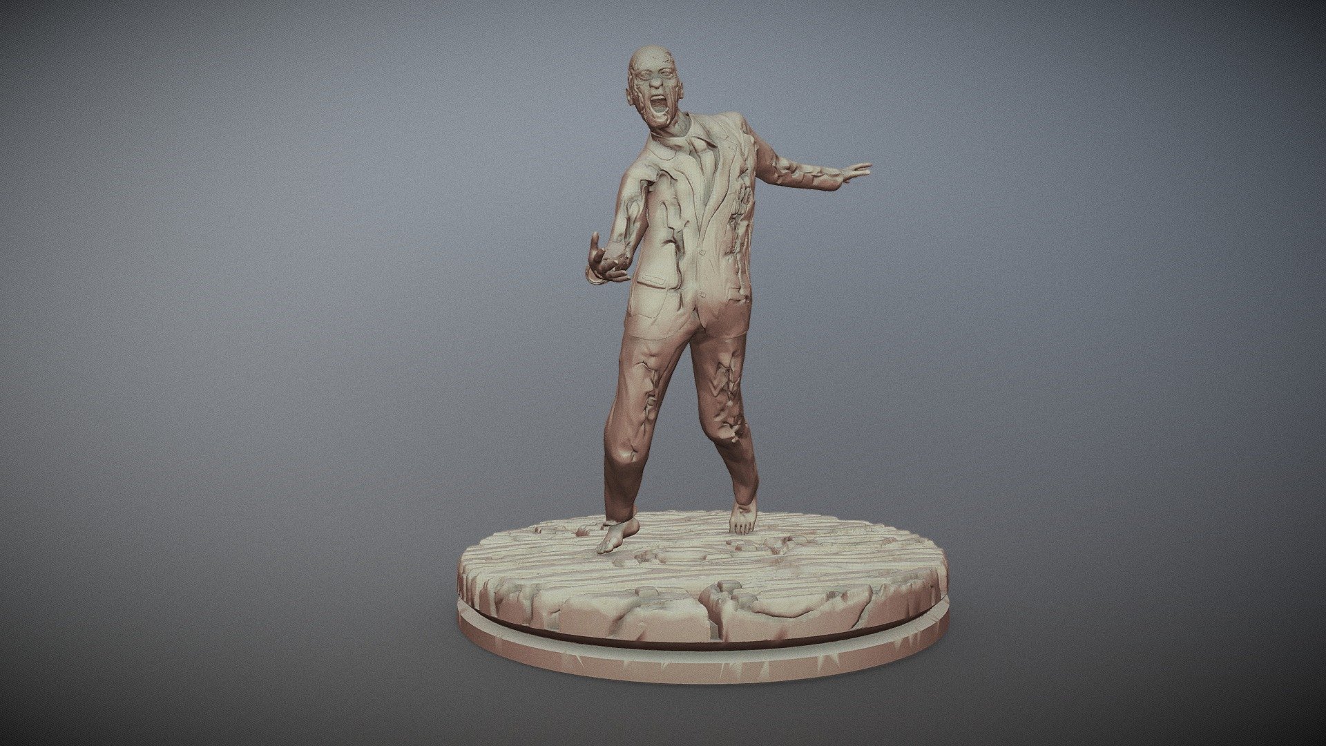 Zombie - Download Free 3D model by almiranda1964 [19a283f] - Sketchfab