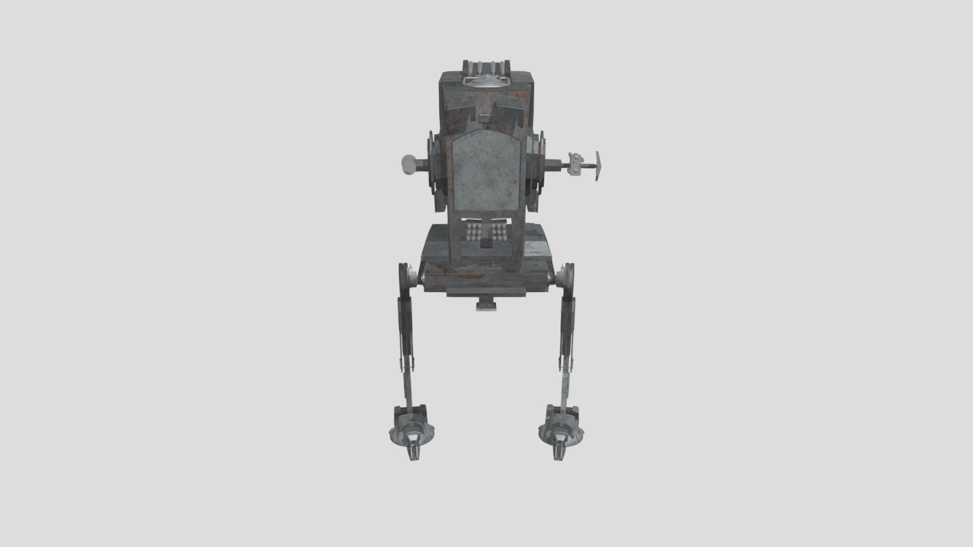 Star wars AT-ST - 3D model by Mariothene [19a2b55] - Sketchfab
