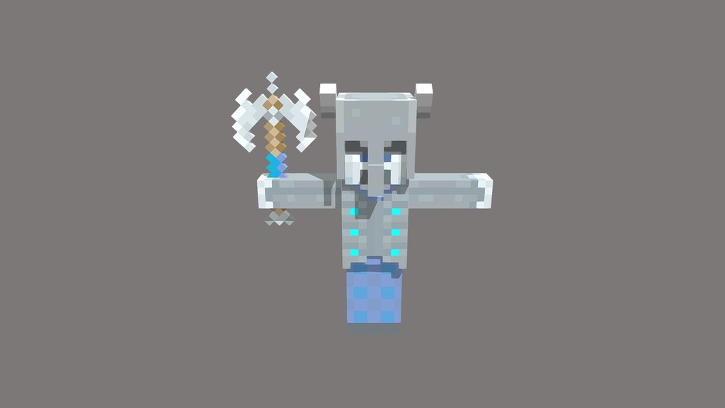 Minecraft illager - A 3D model collection by Vindsval (@adrian.brynning ...