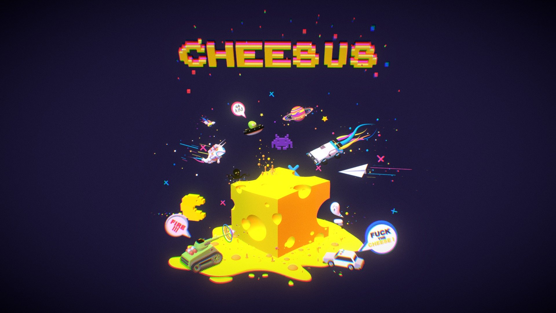 Cheesus original - 3D model by Diogo Soares (@diogosoares) [19a4b7f ...