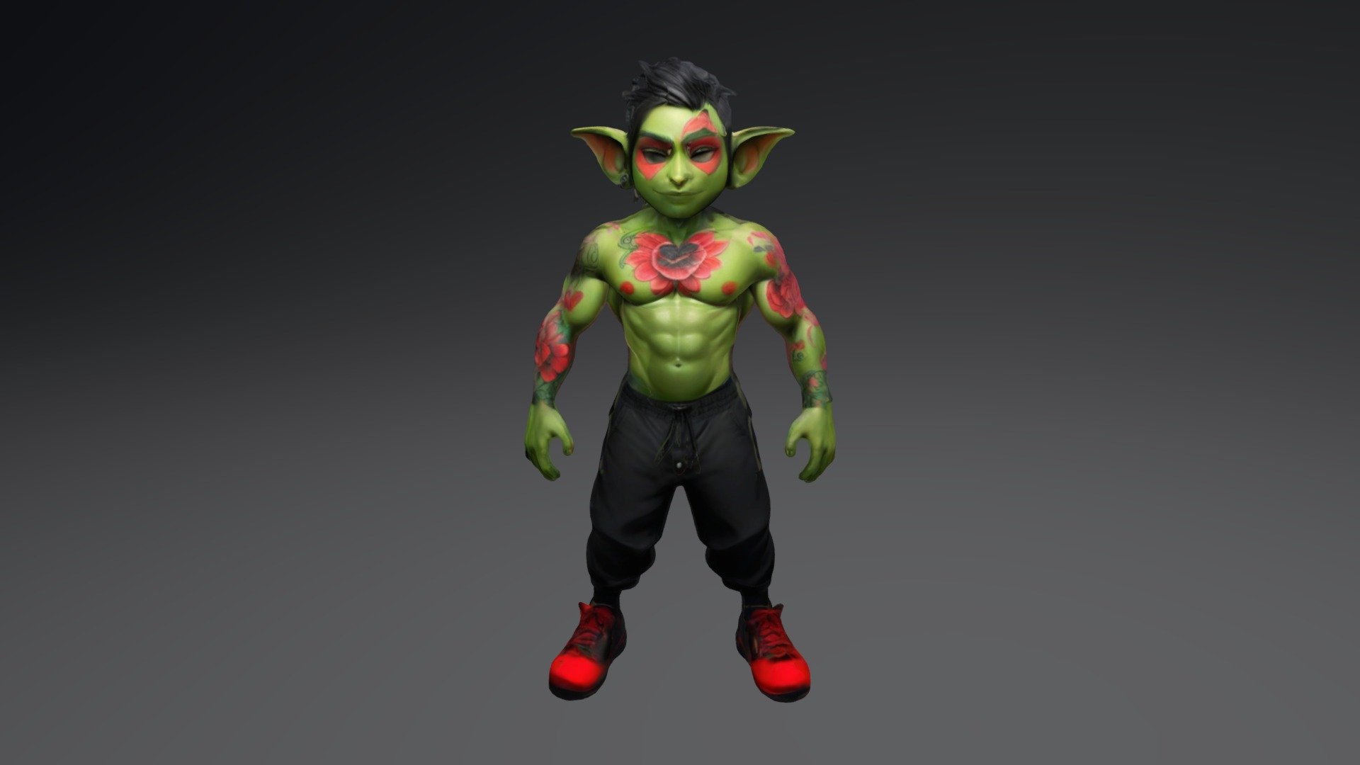 Mystical Goblin Warrior - Buy Royalty Free 3D model by Inventive World ...