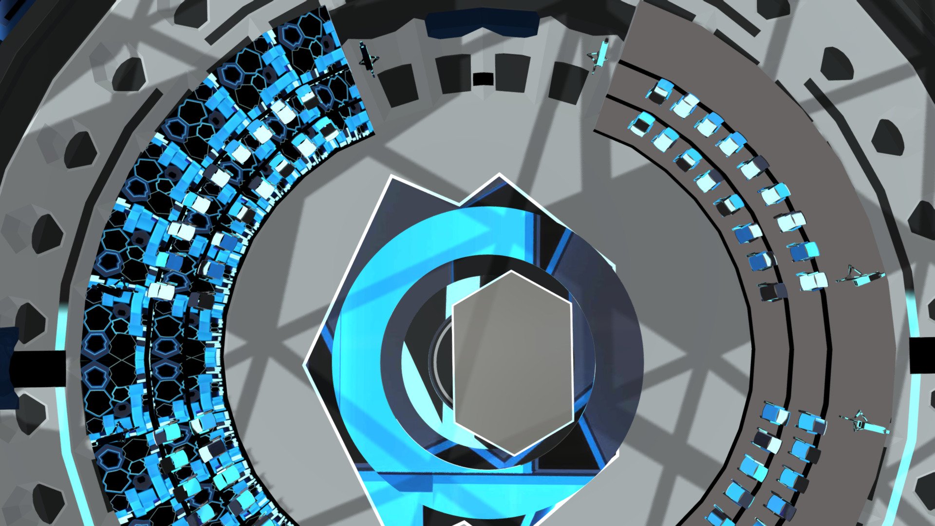 Blue Light Concert Hall [Blender fiile] - Download Free 3D model by ...