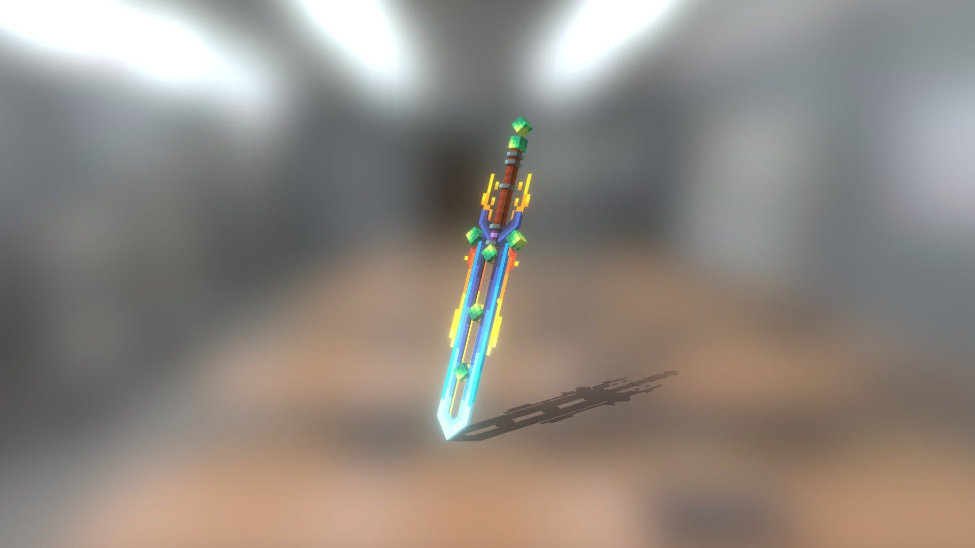 Triple Blade - 3D model by 3B STUDIO (@3BStudioMC) [19aaaa8] - Sketchfab
