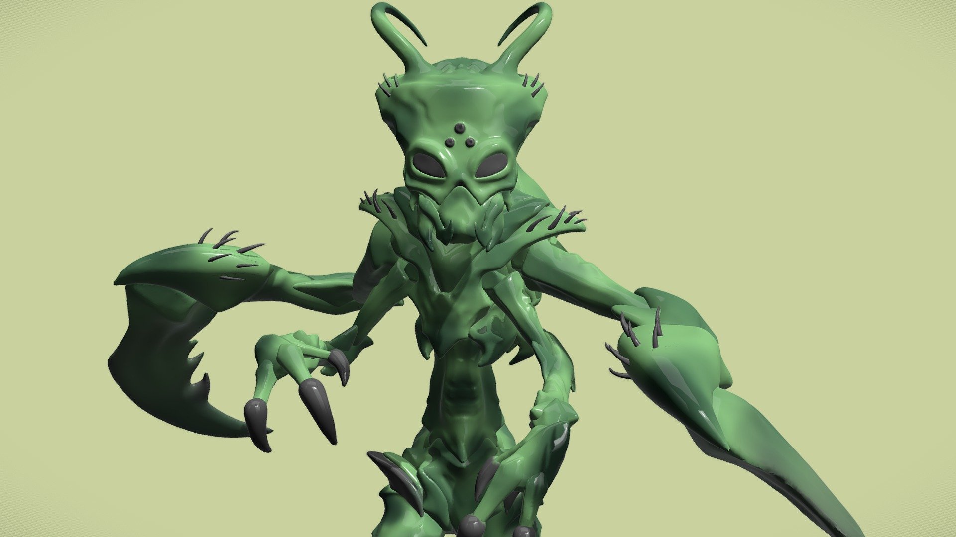 Mantis Hunter from Shadows - Download Free 3D model by StraXartS ...