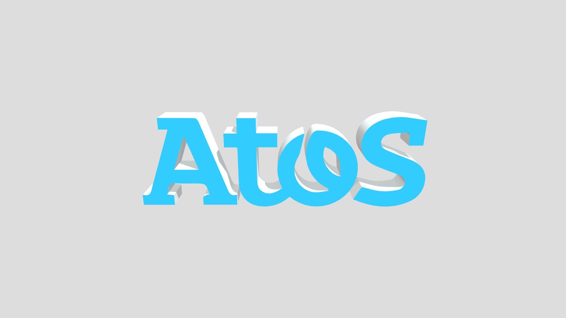 Atos Logo WCF - Download Free 3D model by TLNetherlands [19ad9e6] - Sketchfab