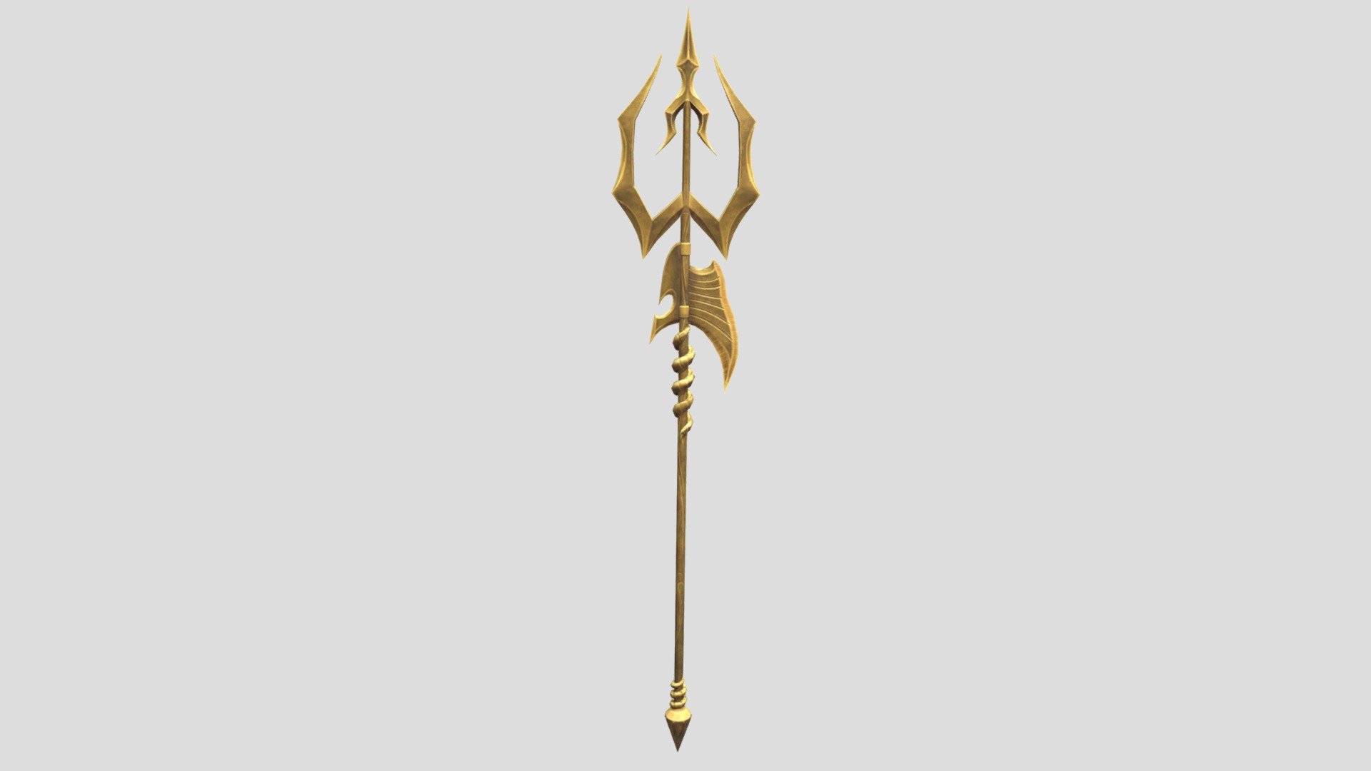Trident(Textured)(Rigged) - Download Free 3D model by 3D MODELS ...