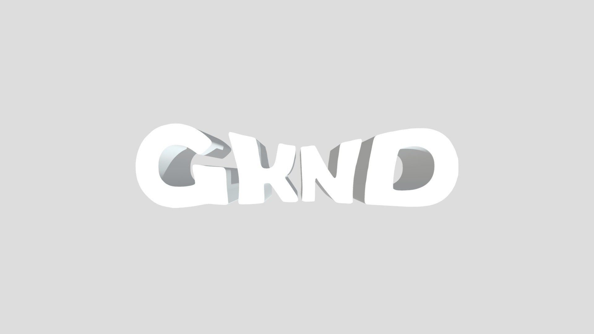 KND - GKND Logo - Download Free 3D model by clzombie2003 [19b0c7d ...