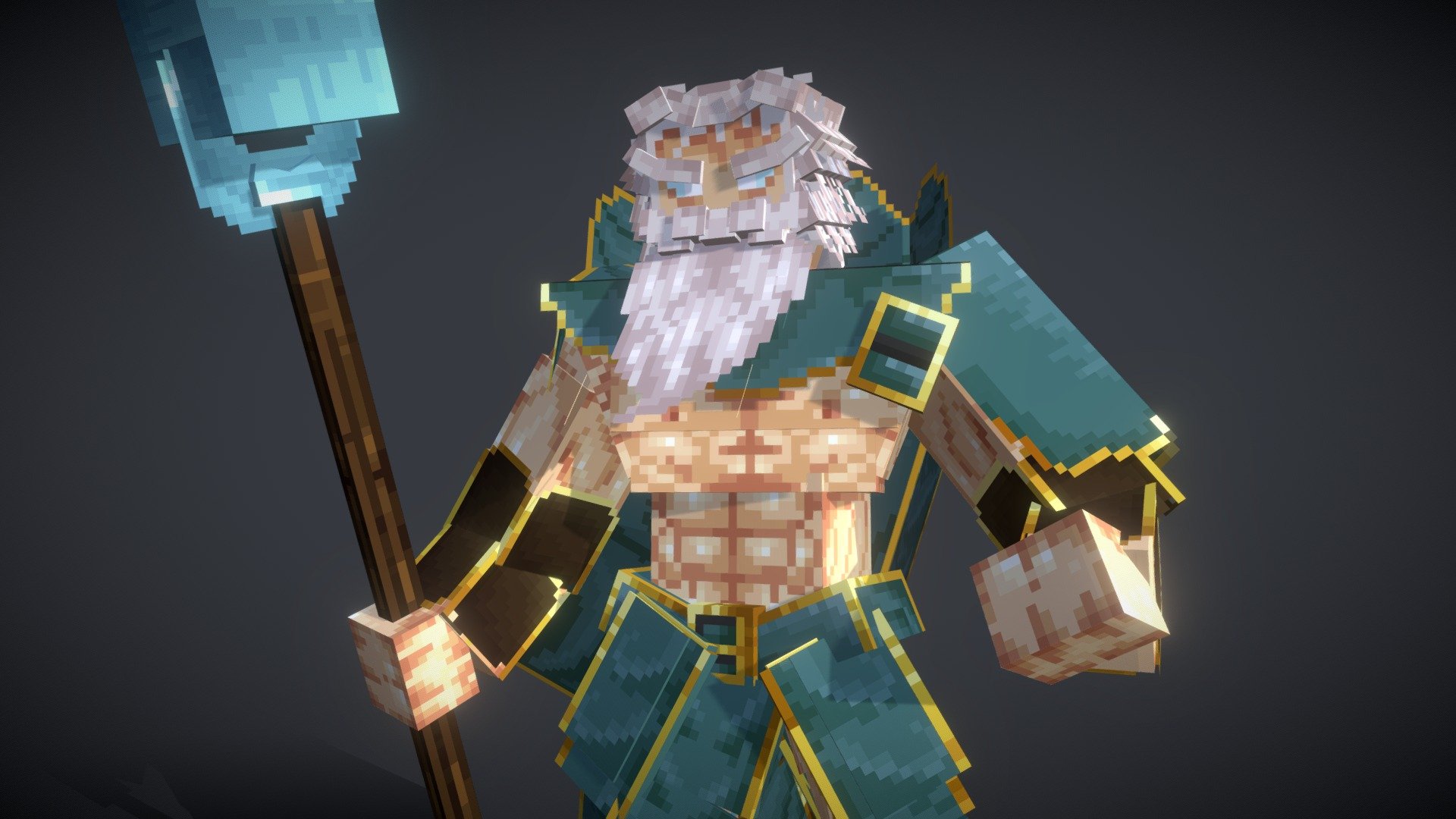 Gal'dur the Warlock - 3D model by Banathe [19b1761] - Sketchfab