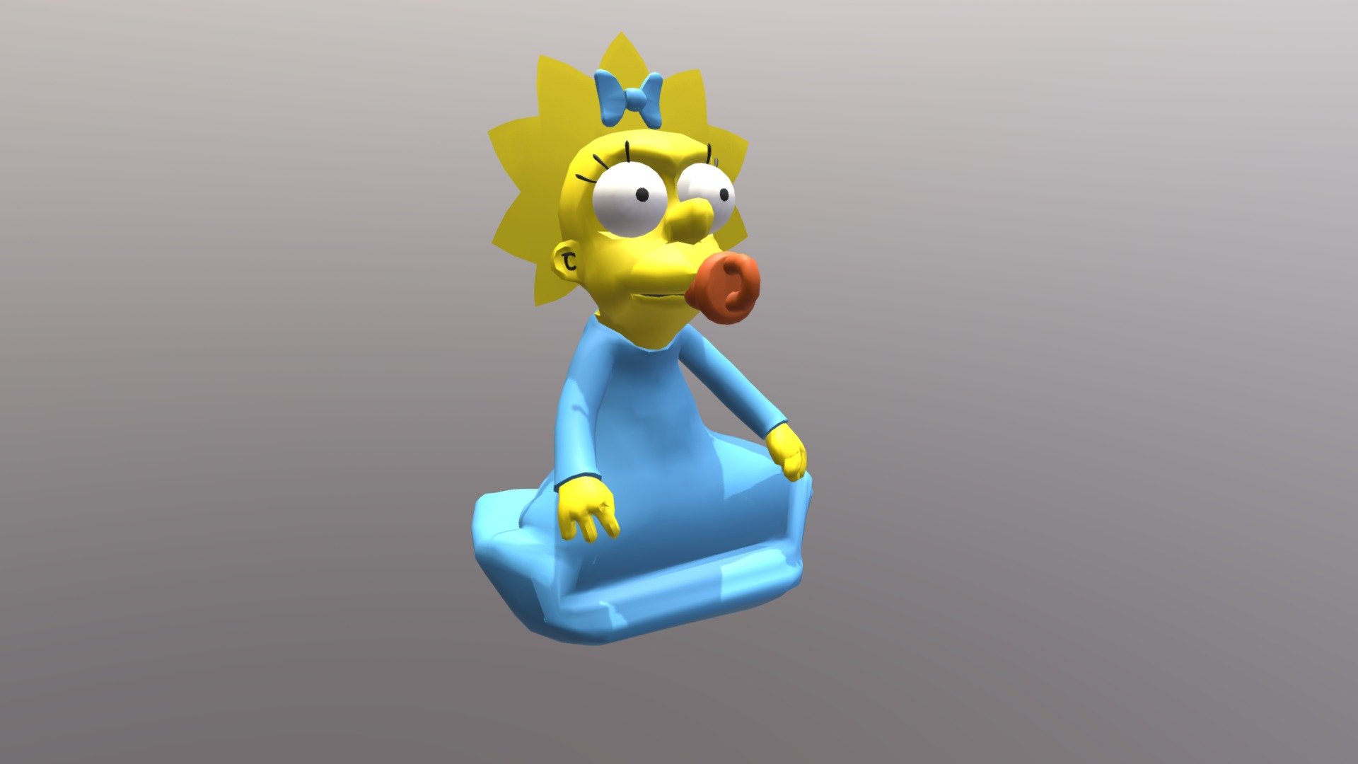 Maggie (simpsons) animated - Download Free 3D model by vicente betoret ...