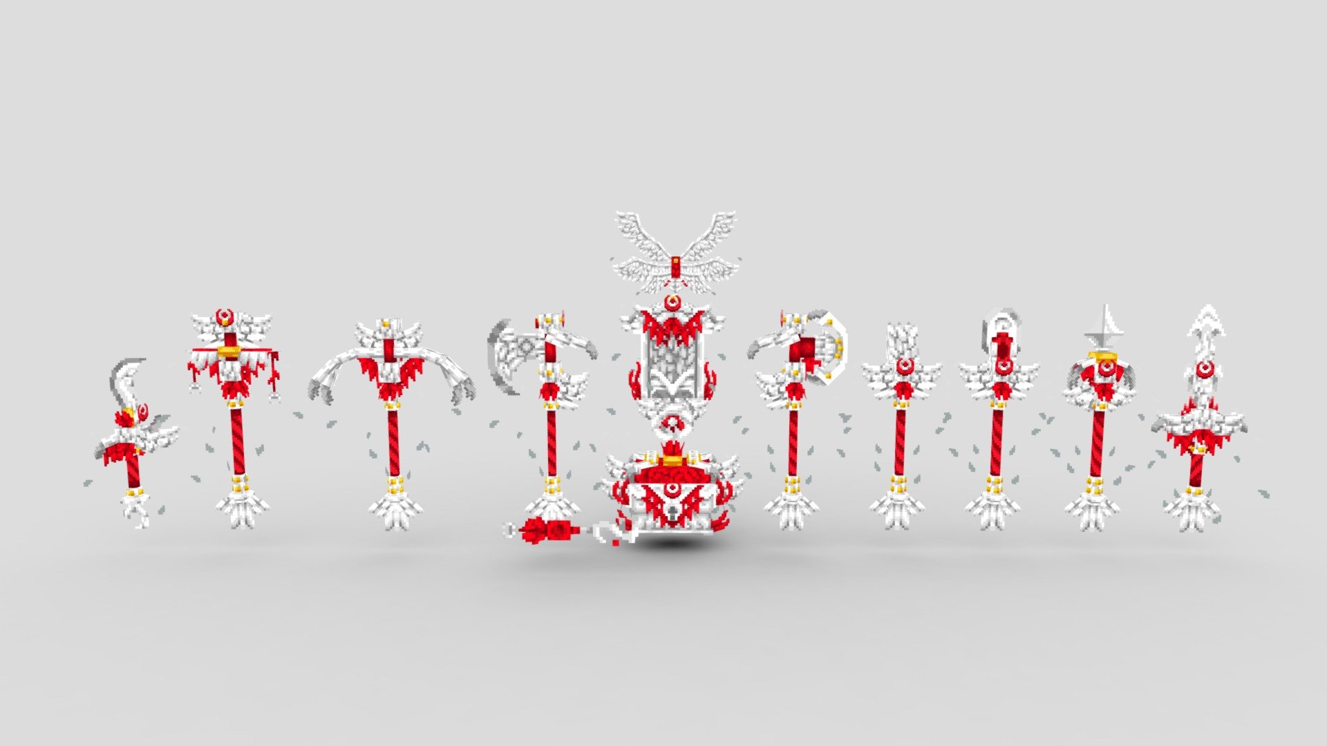 Arch Angel Animated Weapon Set - Buy Royalty Free 3D model by EliteCreatures [19b2a95 ...