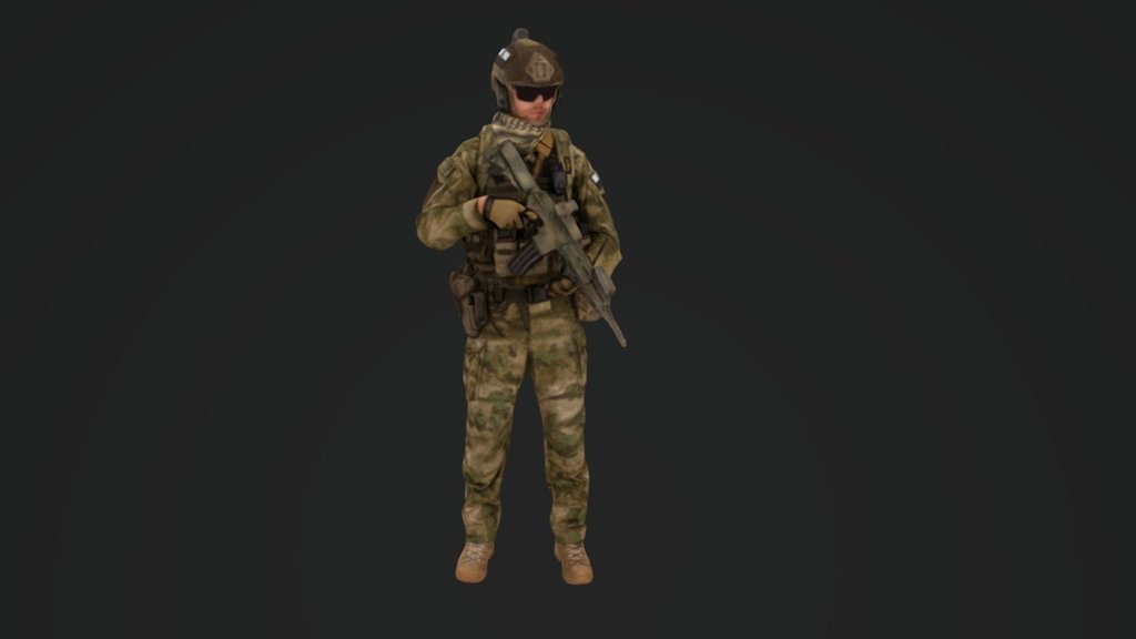 Soldier - 3D model by twin3d.pl [19b426c] - Sketchfab