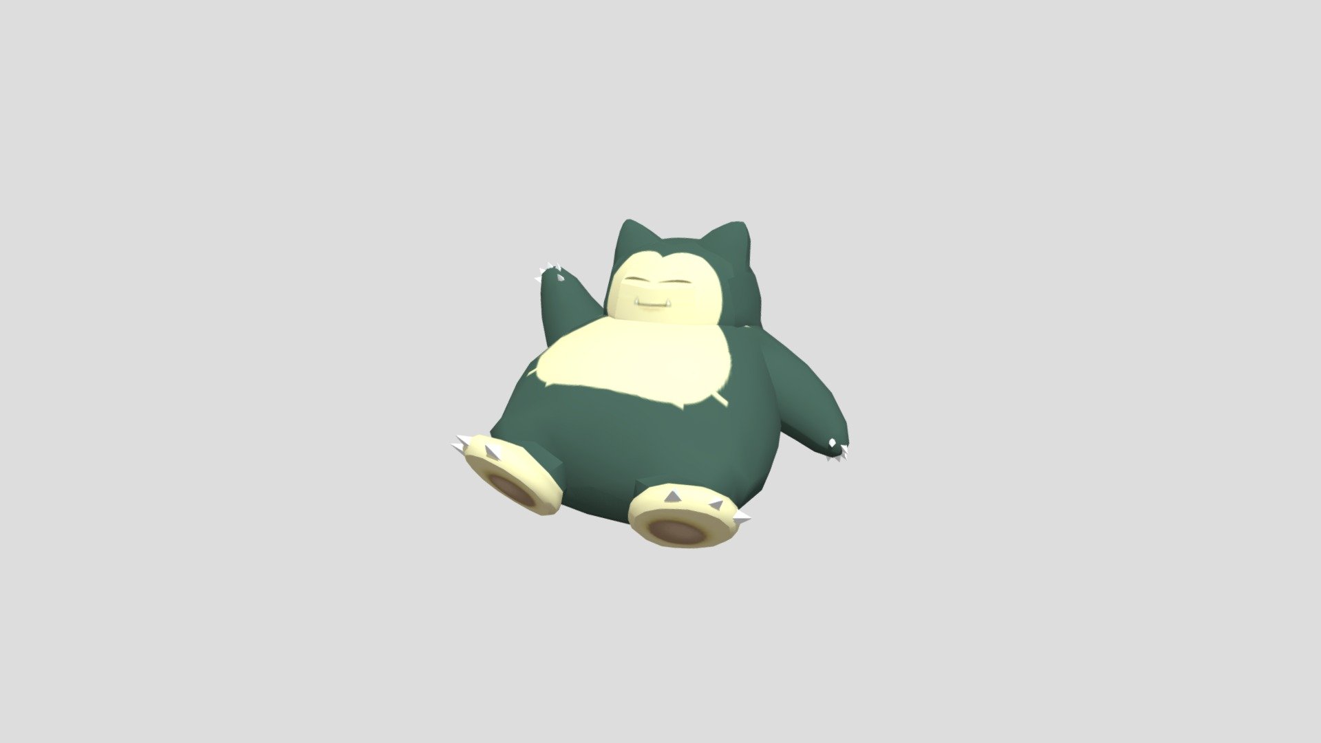 Snorlax - Download Free 3D model by tirrellclark.75 [19b4dfb] - Sketchfab