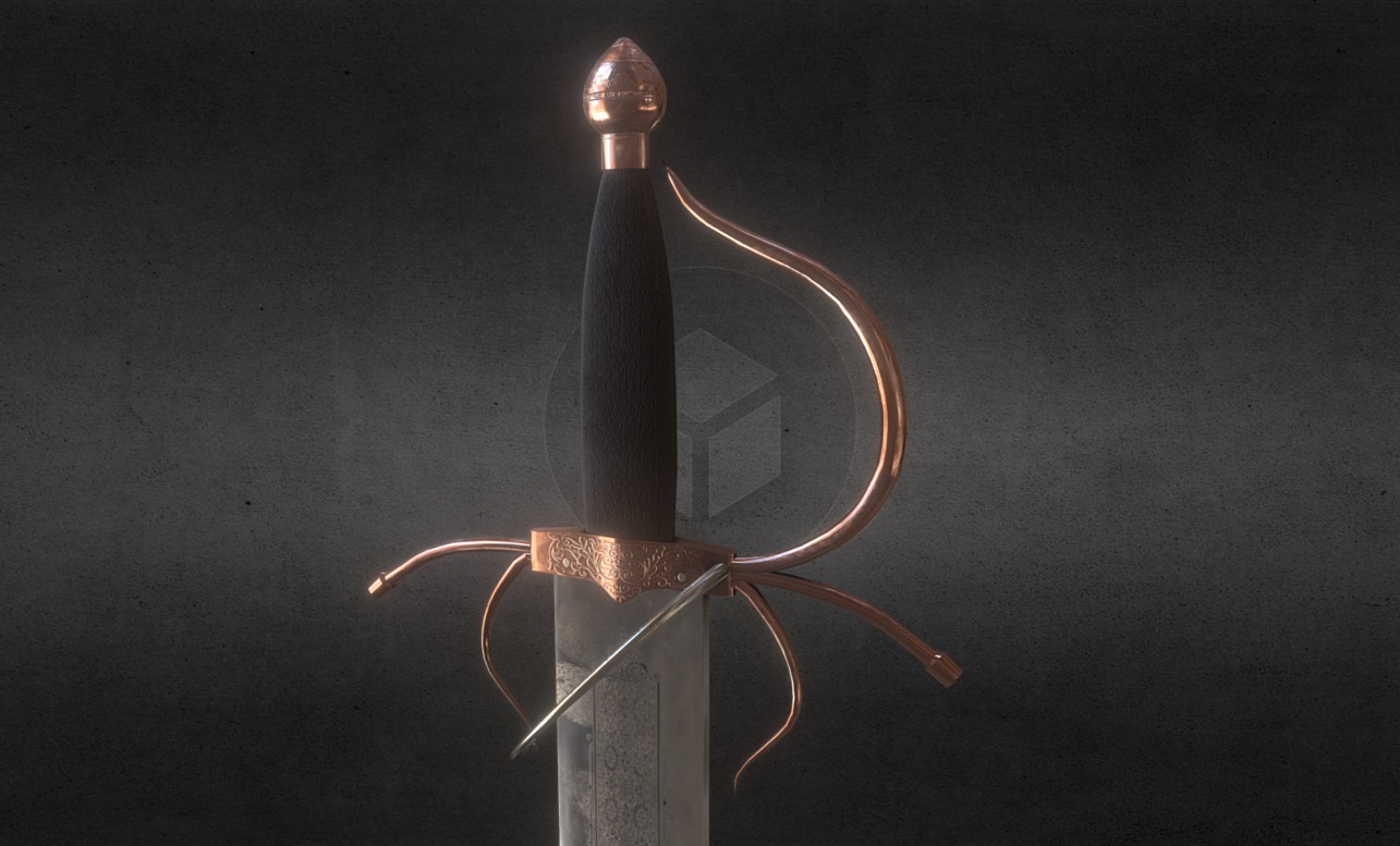El Cid Sword (OLD) - Download Free 3D model by Rune248 [19b668a ...