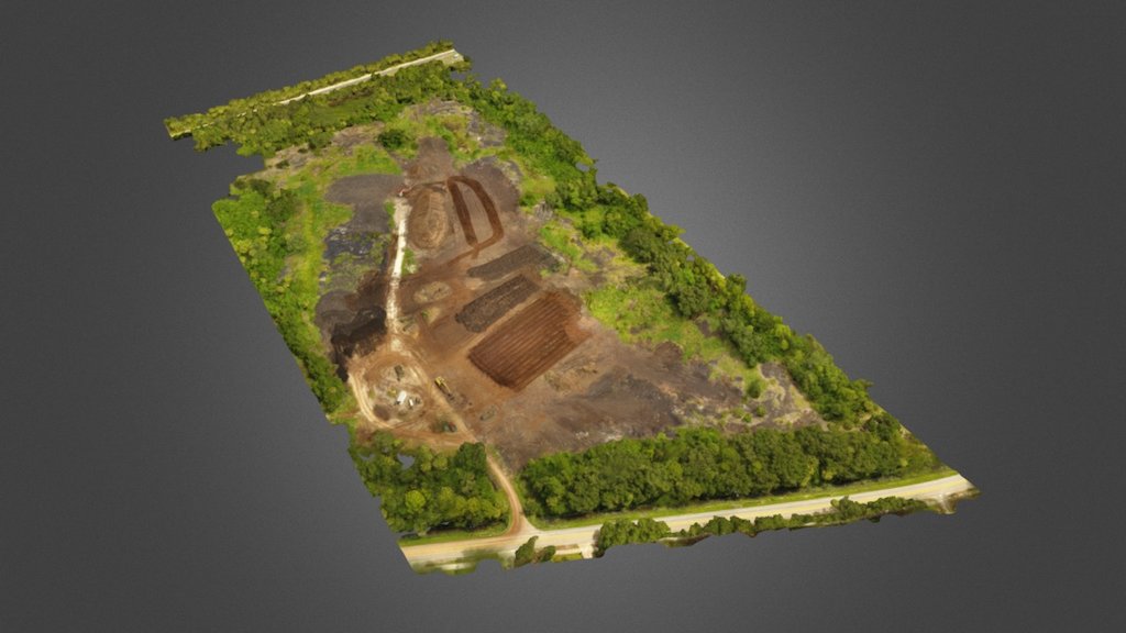 Laydown Area Only Simplified 3d Mesh - 3D model by InfrastructureSS ...