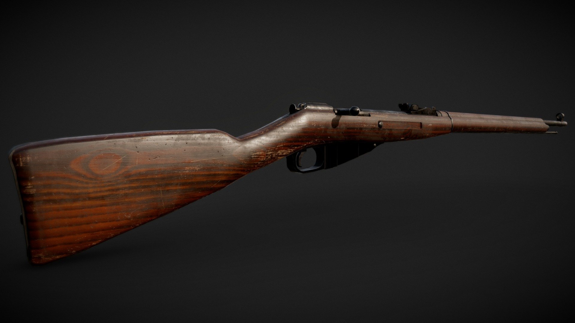 Mosin Nagant M91 - 3D model by leolab [19b7792] - Sketchfab