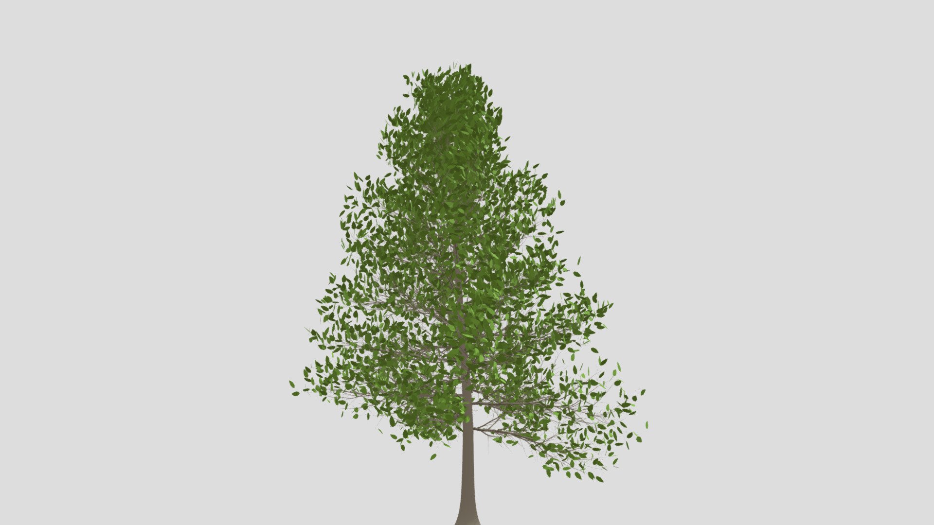 Green tree black Tupelo - 3D model by apple102 [19b7ad6] - Sketchfab