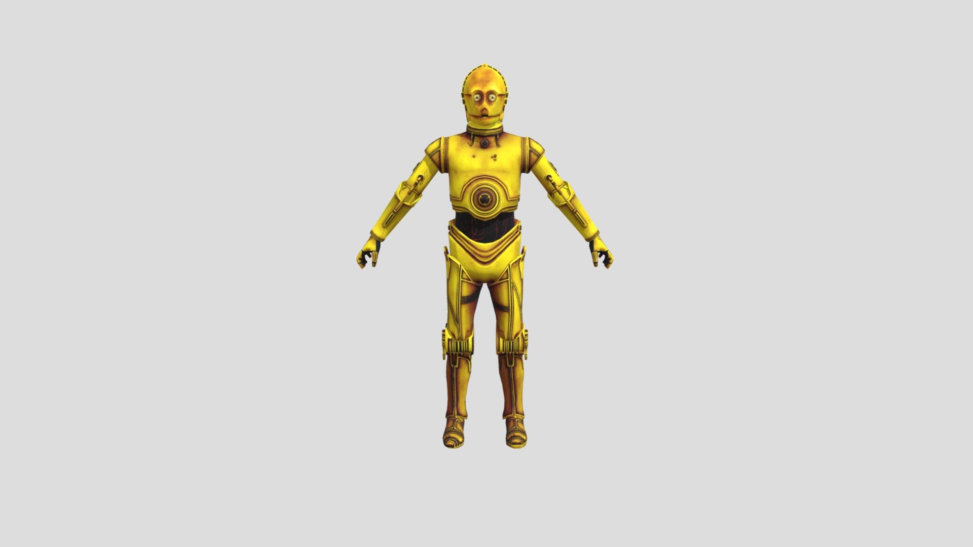 C-3PO Weight Shift - Download Free 3D model by Telkar5 [19b9099 ...