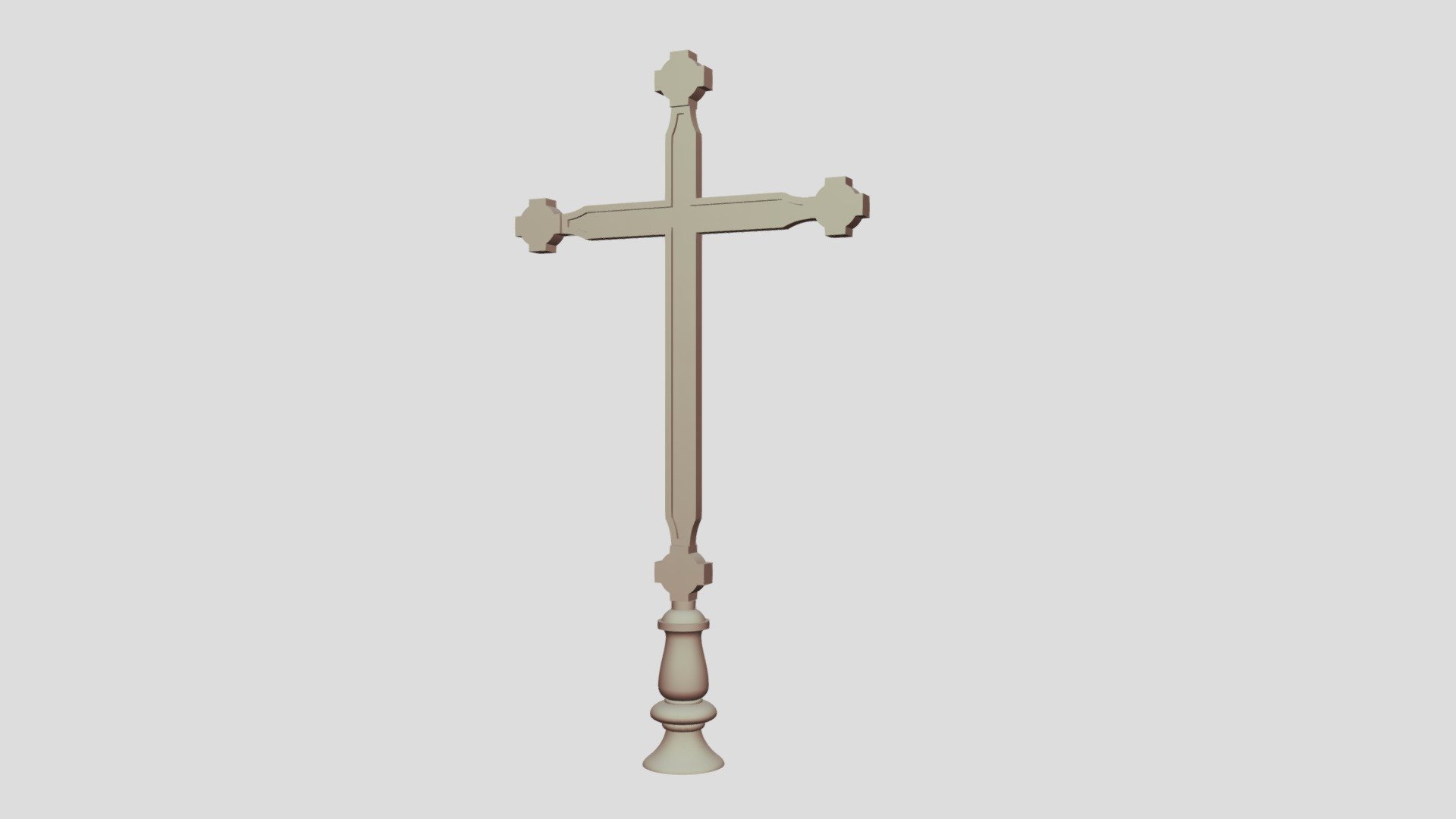 CRUCIFIX - 3D model by JMPwood [19b90a0] - Sketchfab