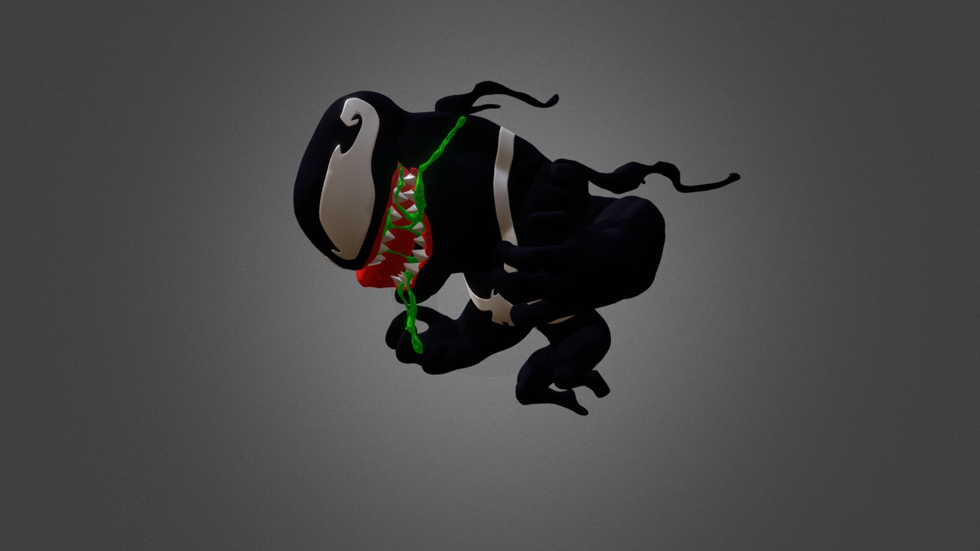 Venom Chibi - 3D model by memories (@memorisarts) [19ba77b] - Sketchfab