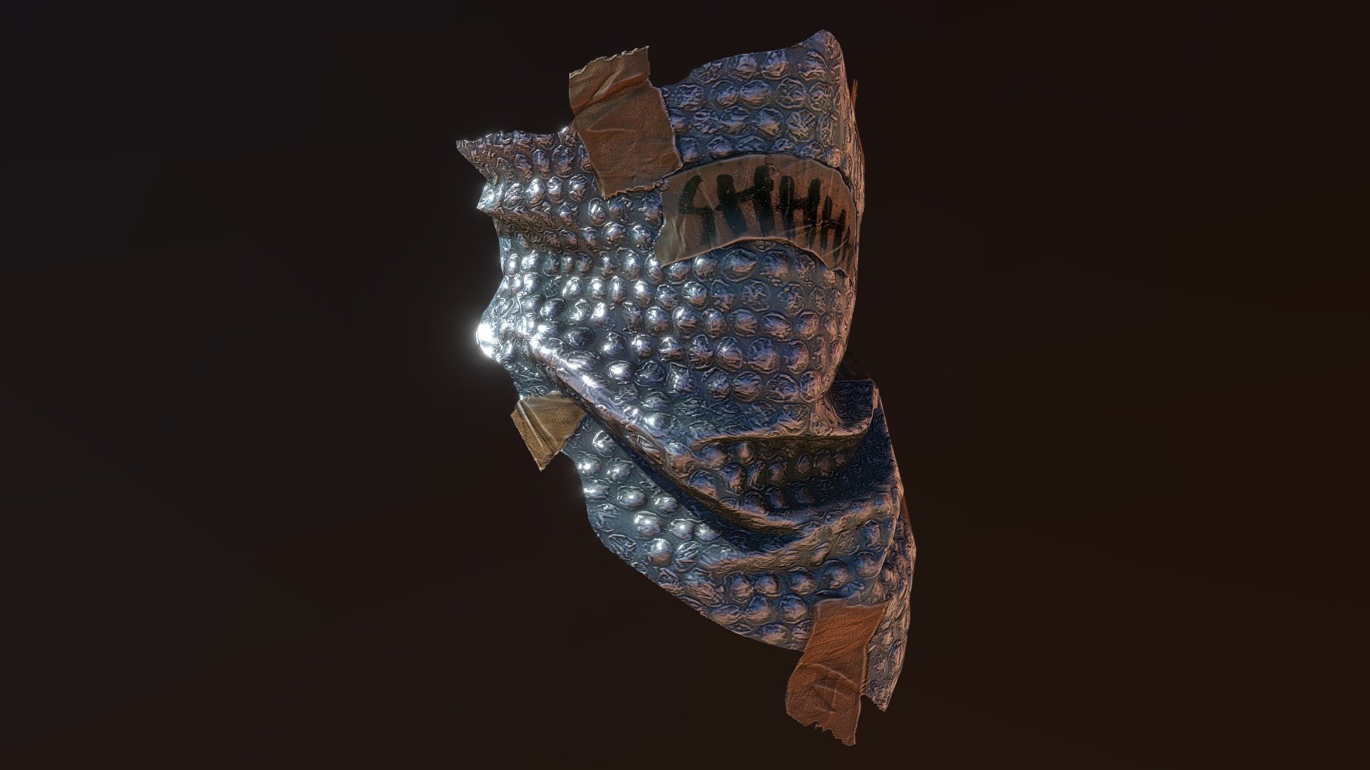 Bubble Wrap Bandanna by Pyh & Frank | Rust Skin - 3D model by ...
