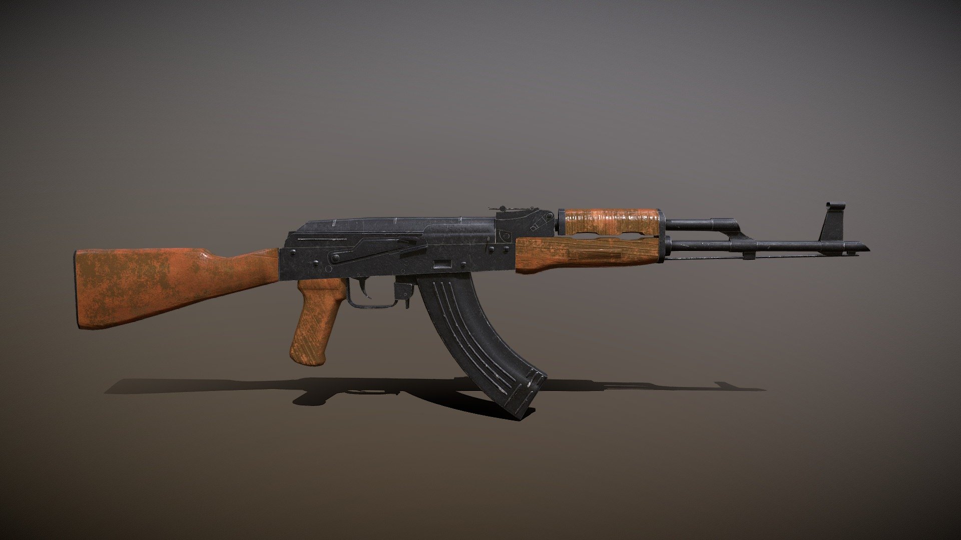 AKM / AK47 - Buy Royalty Free 3D model by ASAD MEHMOOD (@Asad_Mehmood ...