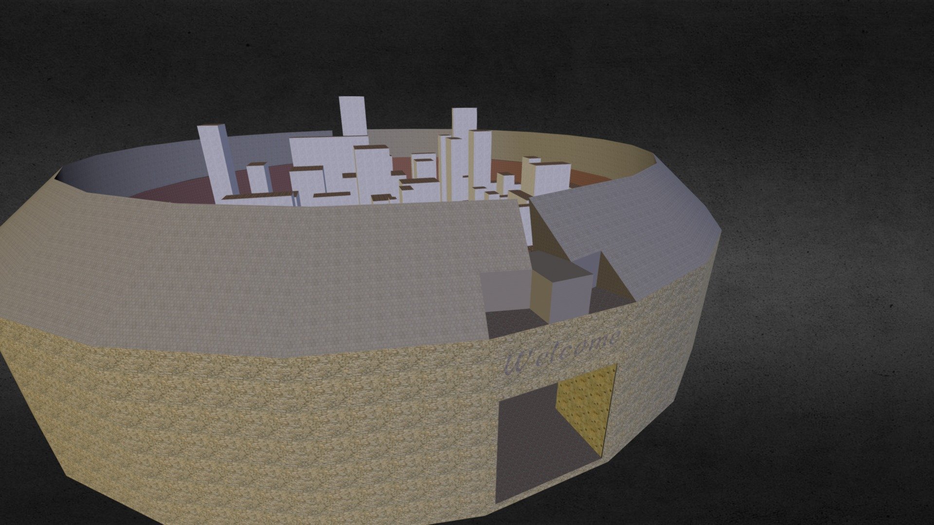 Fighting Arena - 3D model by G_Watson [19bdc94] - Sketchfab