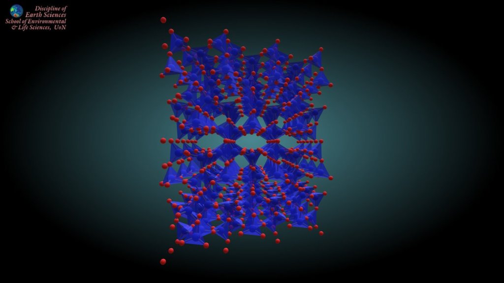Coesite - 3D model by Earth Sciences, University of Newcastle (@Landy42 ...