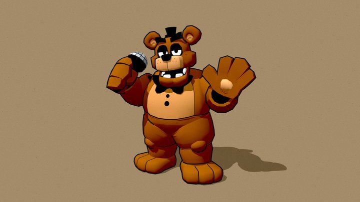 New Fnaf1 Models Test Bonnie Fnaf 1 Download Free 3D Model By Tgames