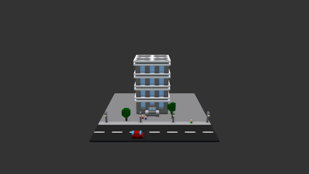 Grey Tower - 3D model by Squerical [19c4084] - Sketchfab