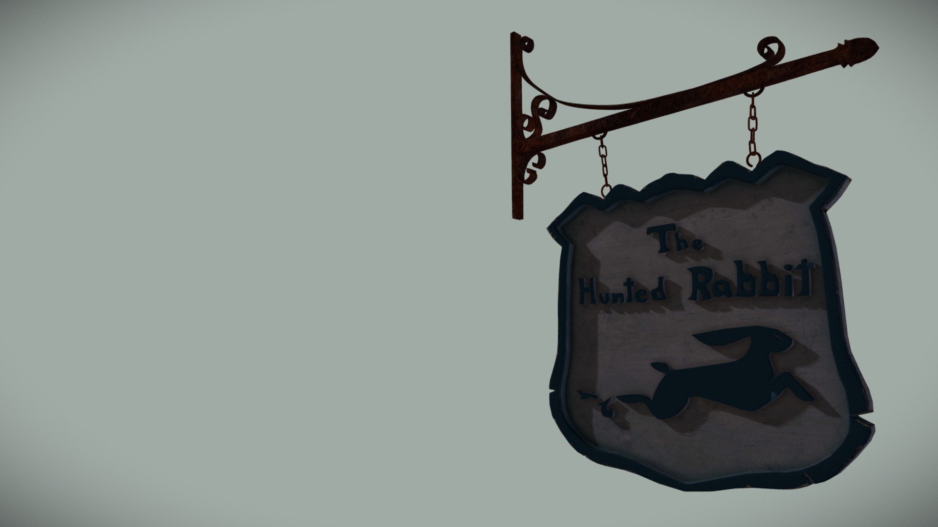 The Hunted Rabbit Pub - 3D model by draconicvanity [19c44cc] - Sketchfab