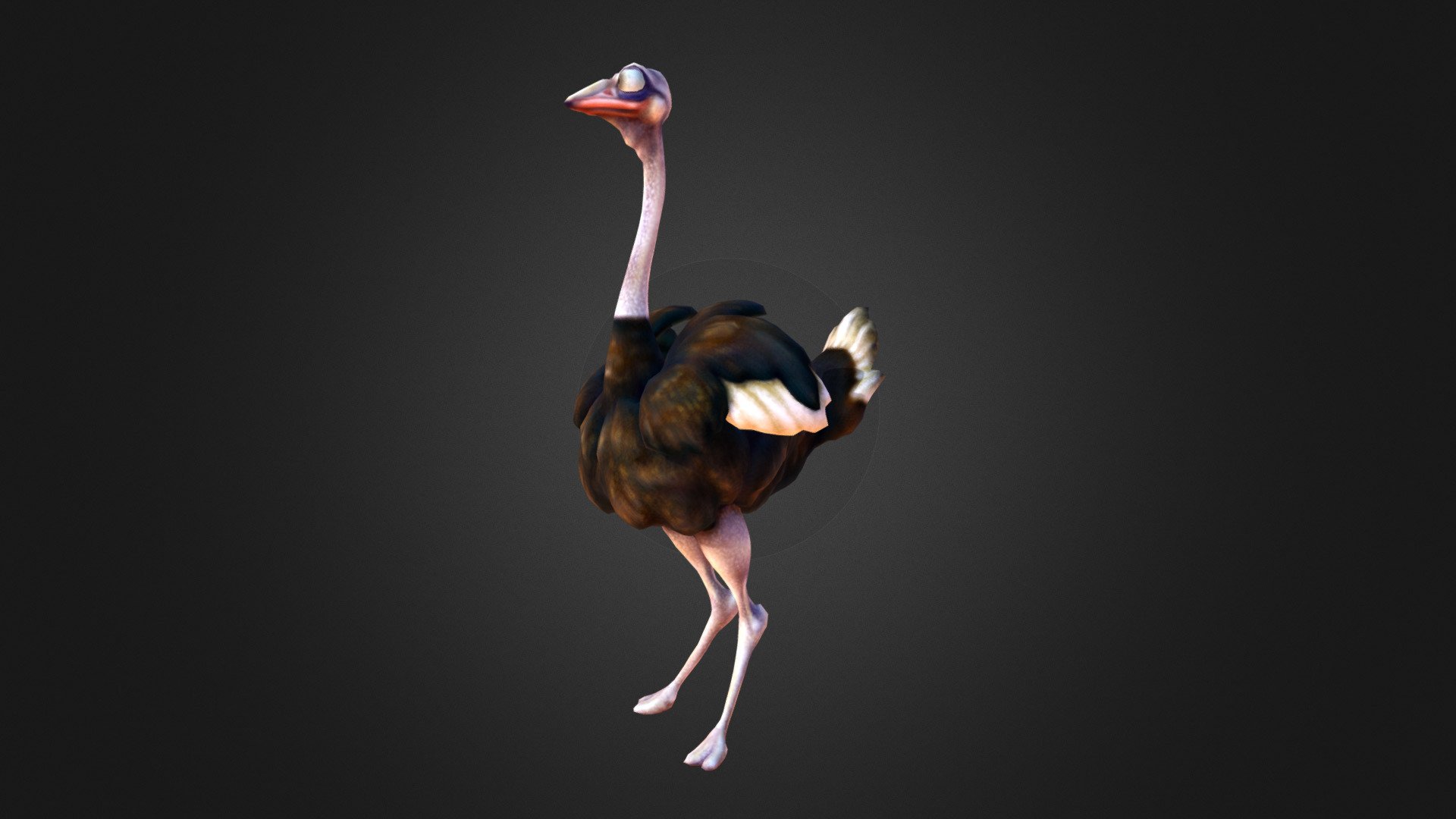 Ostrich - 3D model by paoletti.lc [19c4ab5] - Sketchfab