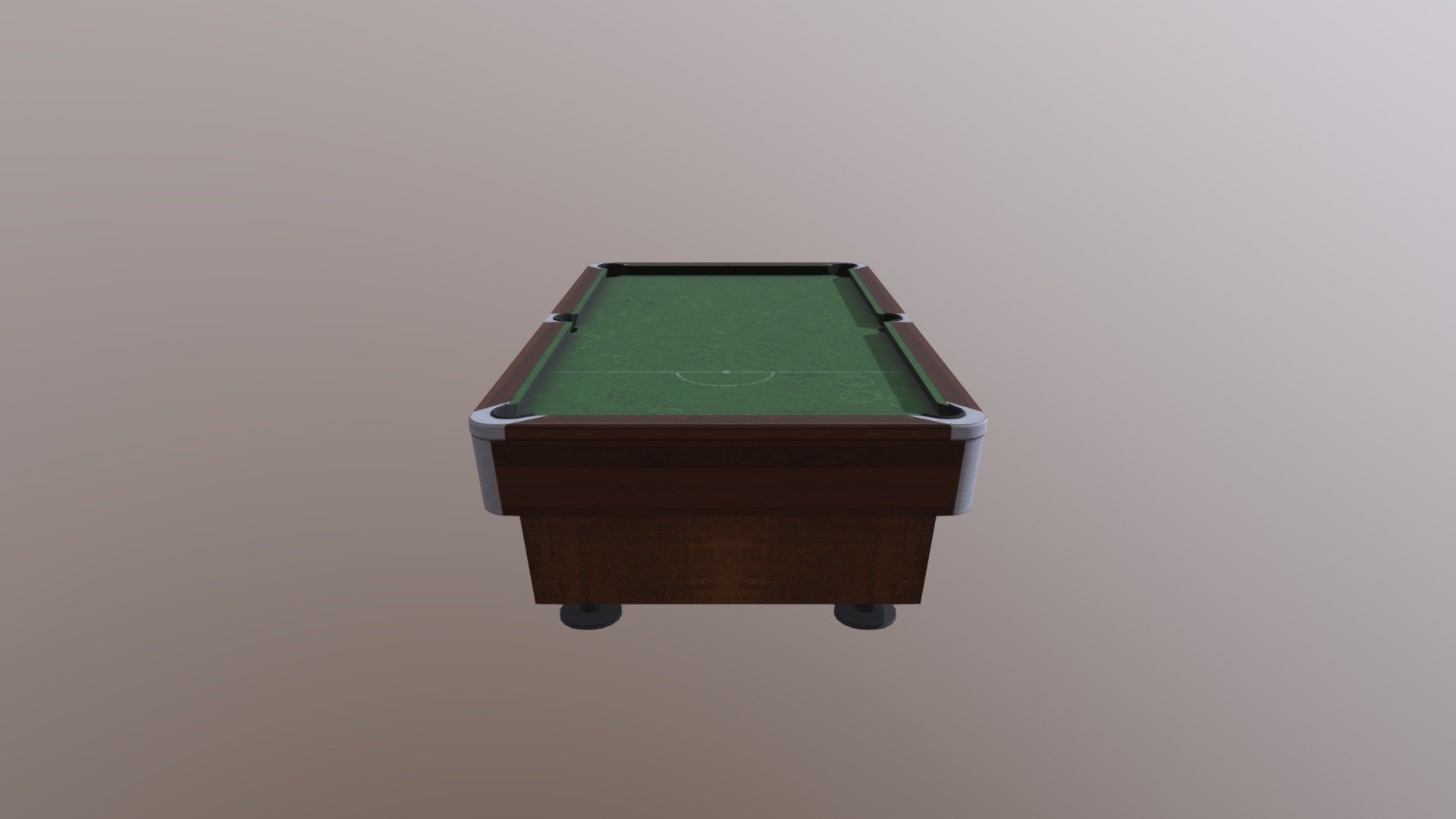 Pool Table (Textured) - 3D model by Leo Curtis (@leocurtis) [19c4cd1 ...