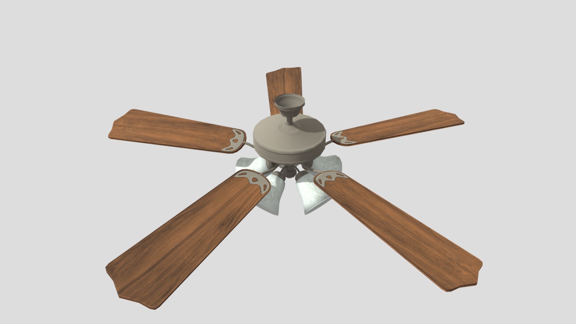 Ceiling Fan 02 - Buy Royalty Free 3D model by aaanimators [19c4f71 ...
