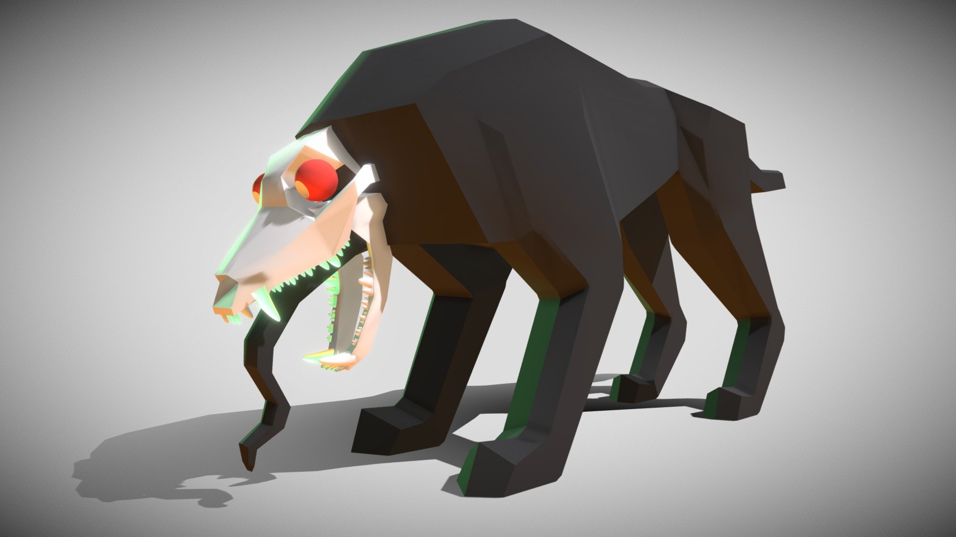 Shadow Wolf - Blocking - Download Free 3D model by Hamilton ...
