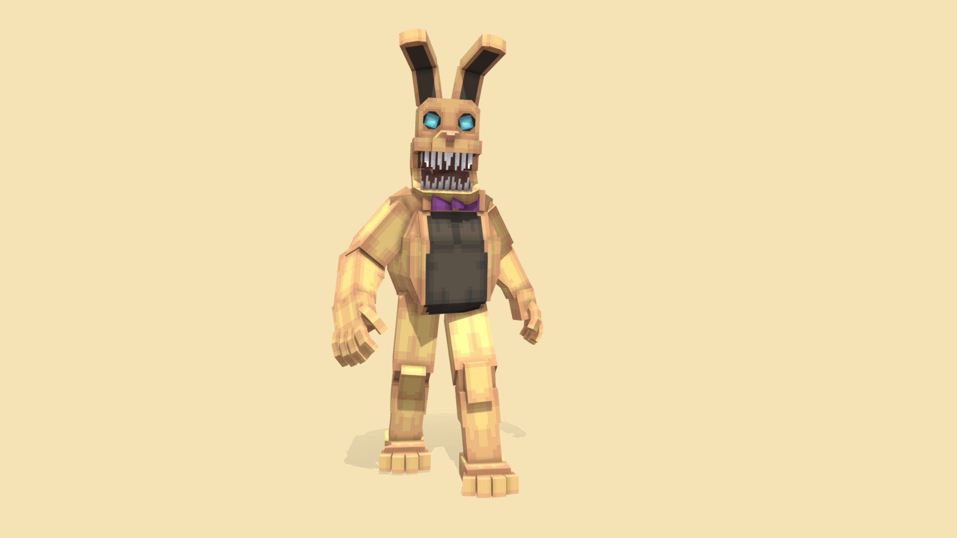 Yellow Rabbit (Fazbear Frights) - 3D model by PIXELAR (@pixelarco ...