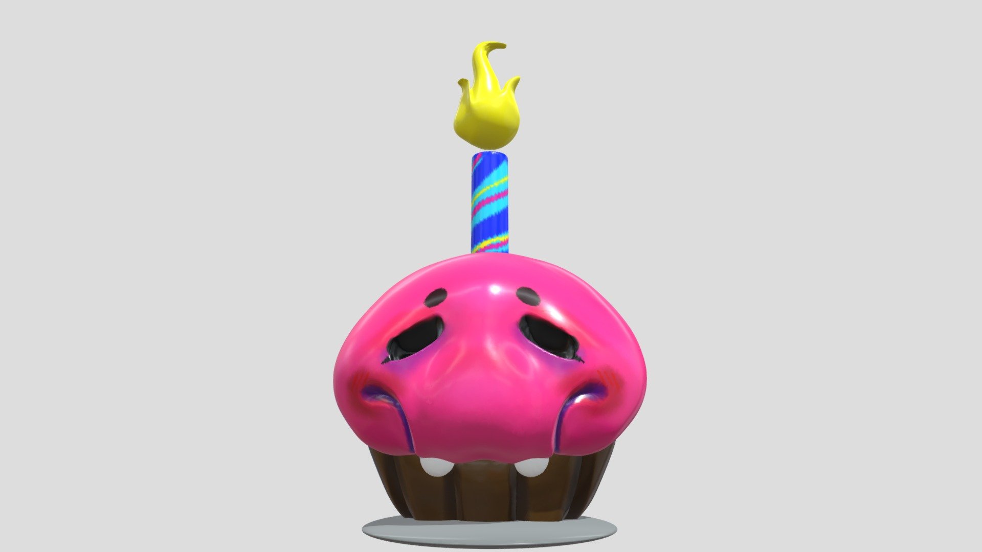 chica Cupcake - Download Free 3D model by JuicyBiscuit [19c8a74 ...